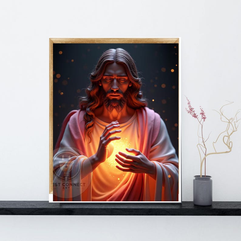 Christ Power Wall Art - Christian Faith Print, Jesus Inspirational ...
