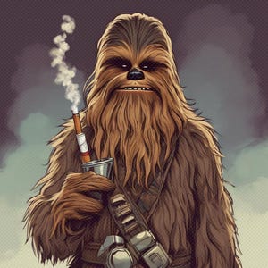 Chewy on Downtime Art Print - Relaxing Dog Artwork, Funny Pet Wall ...
