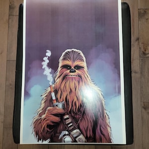 Chewy on Downtime Art Print - Relaxing Dog Artwork, Funny Pet Wall ...