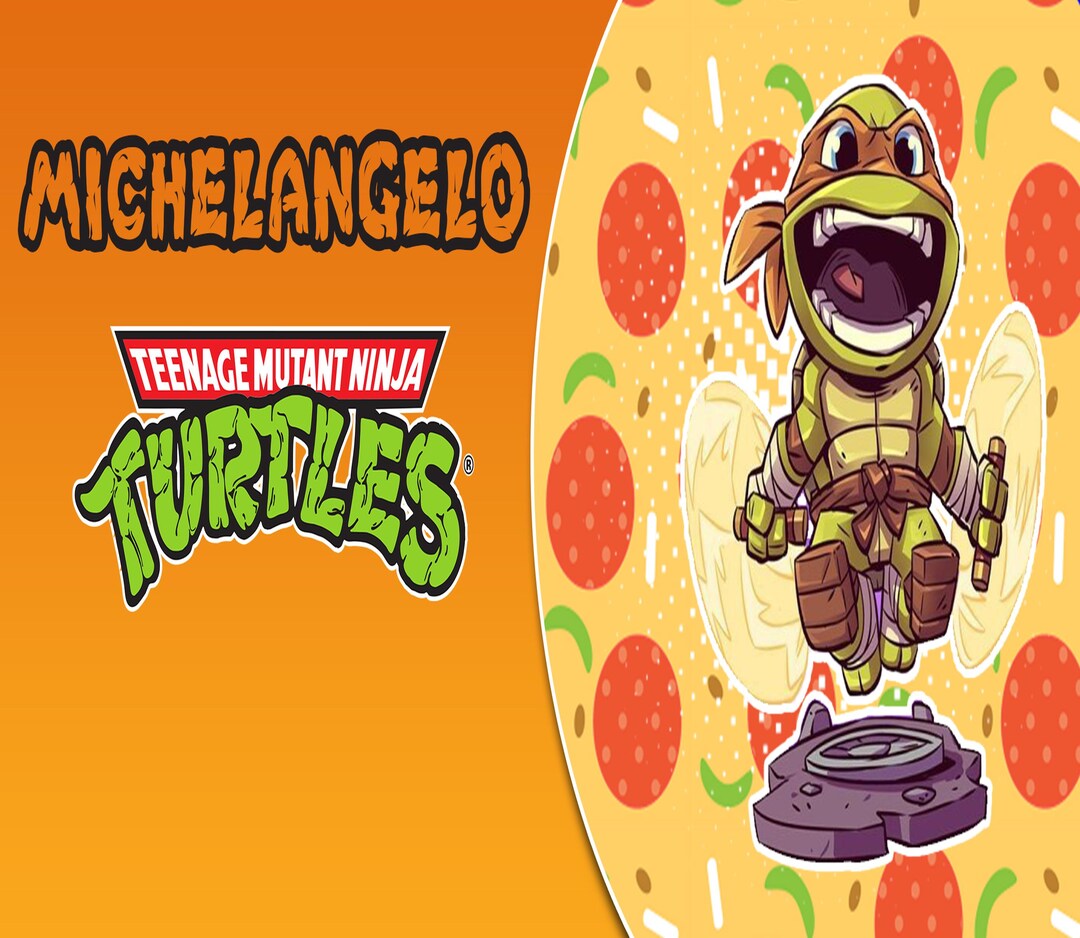 TMNT Michealangelo 20 Oz Tumbler Cups With Metal Straw and Cleaning ...