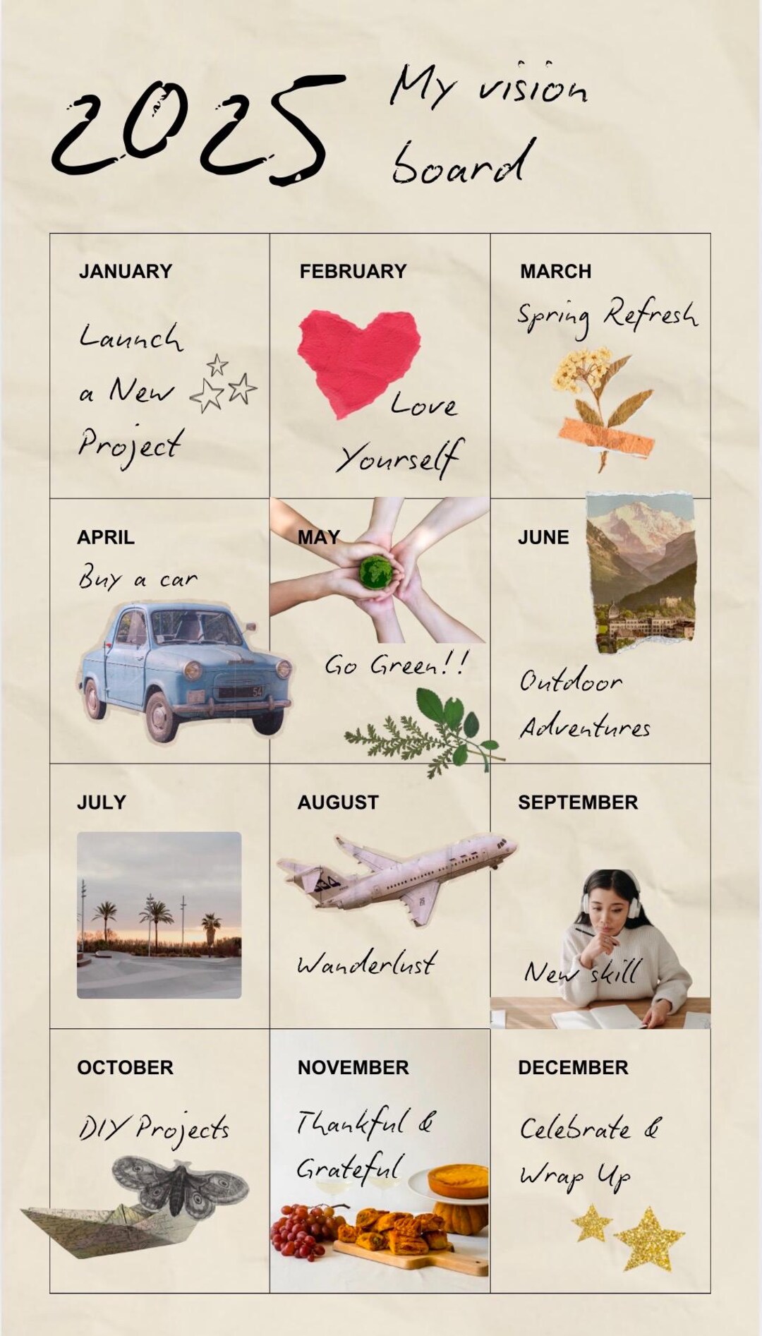 My Vision Board - Etsy