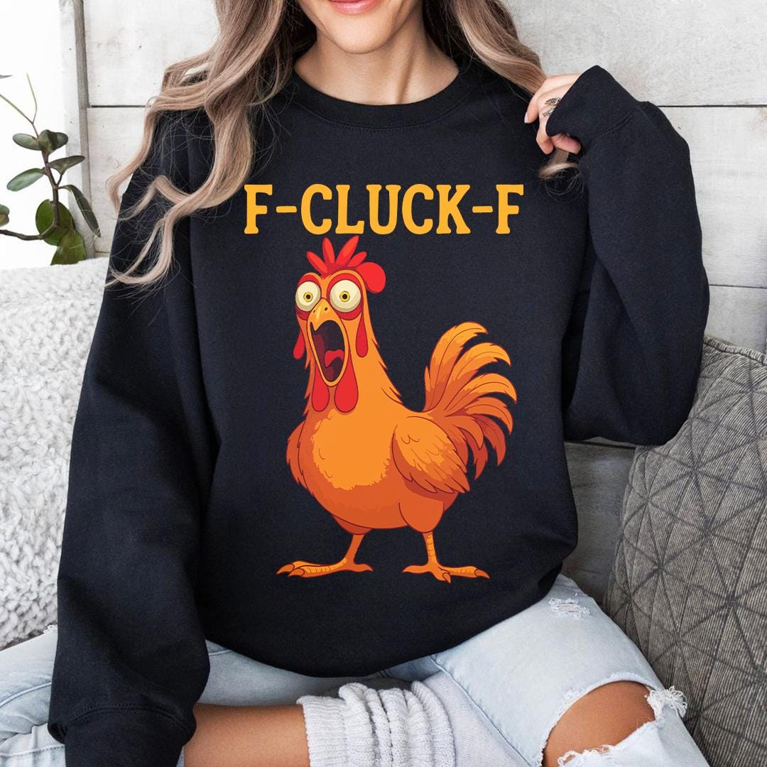 Funny F-cluck-f Chicken PNG | Screaming Rooster Meme Clipart | Crazy ...