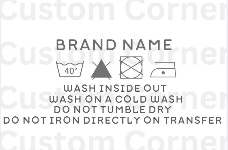 Custom DTF Neck Tag Transfers – 20 Pack, Iron-on Clothing Labels ...