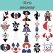 Clown, SVG, Instant Download, Printable Art, Digital Download, Digital ...