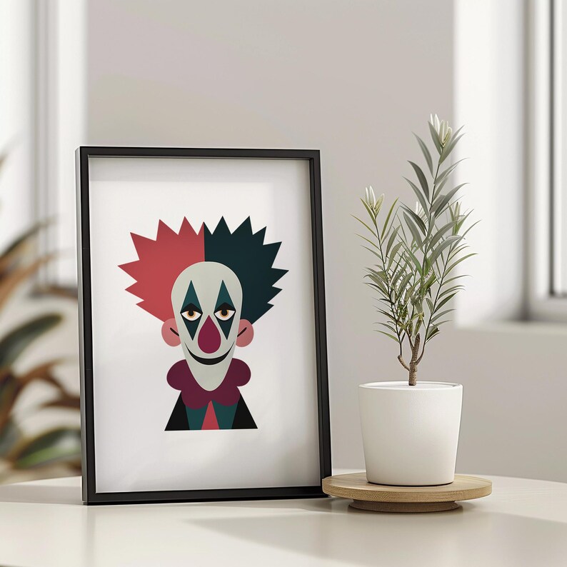 Clown, SVG, Instant Download, Printable Art, Digital Download, Digital ...
