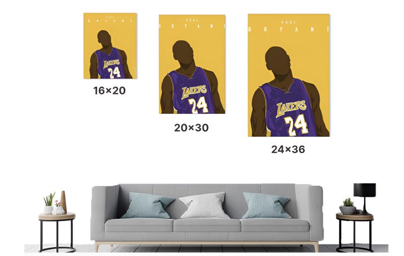 Kobe Bryant Posters (3 Pack) - Etsy
