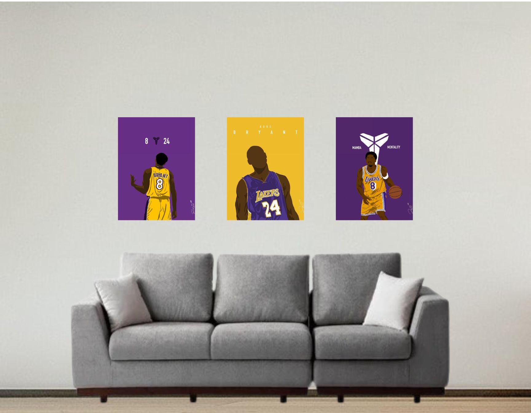 Kobe Bryant Posters (3 Pack) - Etsy