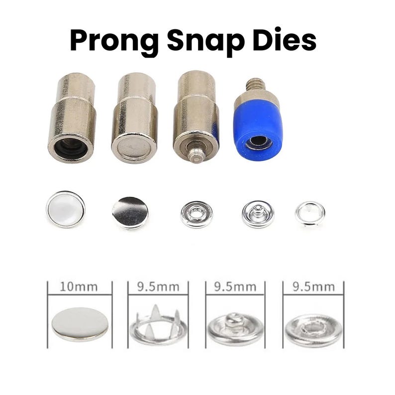 Hand Press Machine Set With Essential Dies for Snap Buttons, Grommets ...