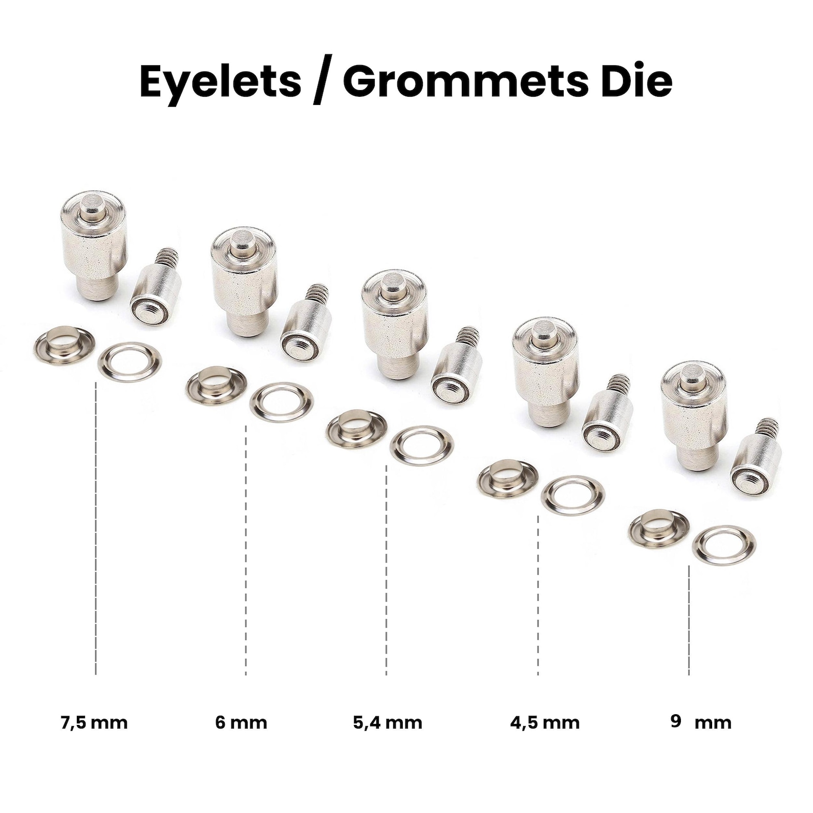 Snap Button Fastener Rivet Eyelet Grommet Hand Press Machine | Heavy ...