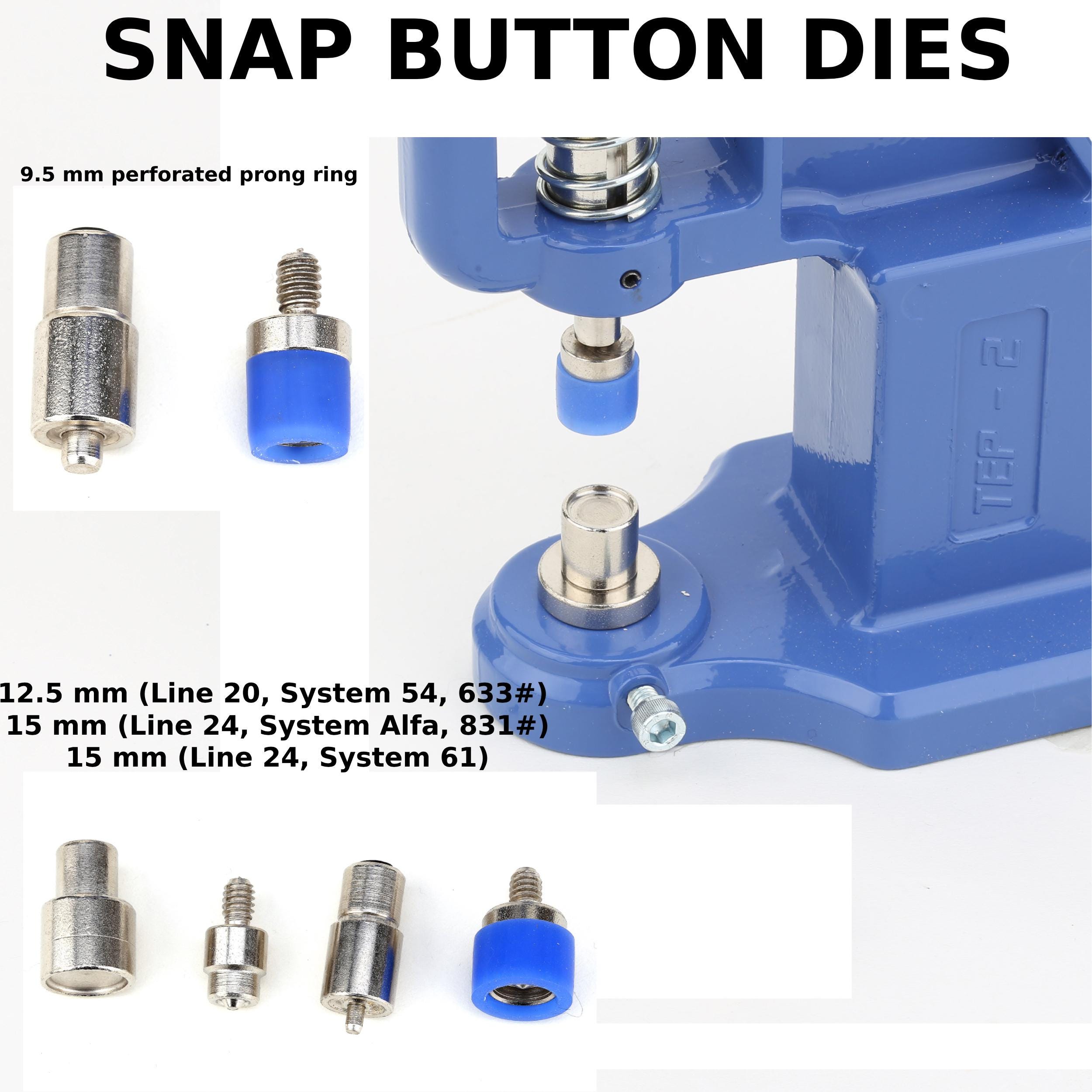 Professional Hand Press Machine Dies Set for Eyelet Grommets, Snap ...