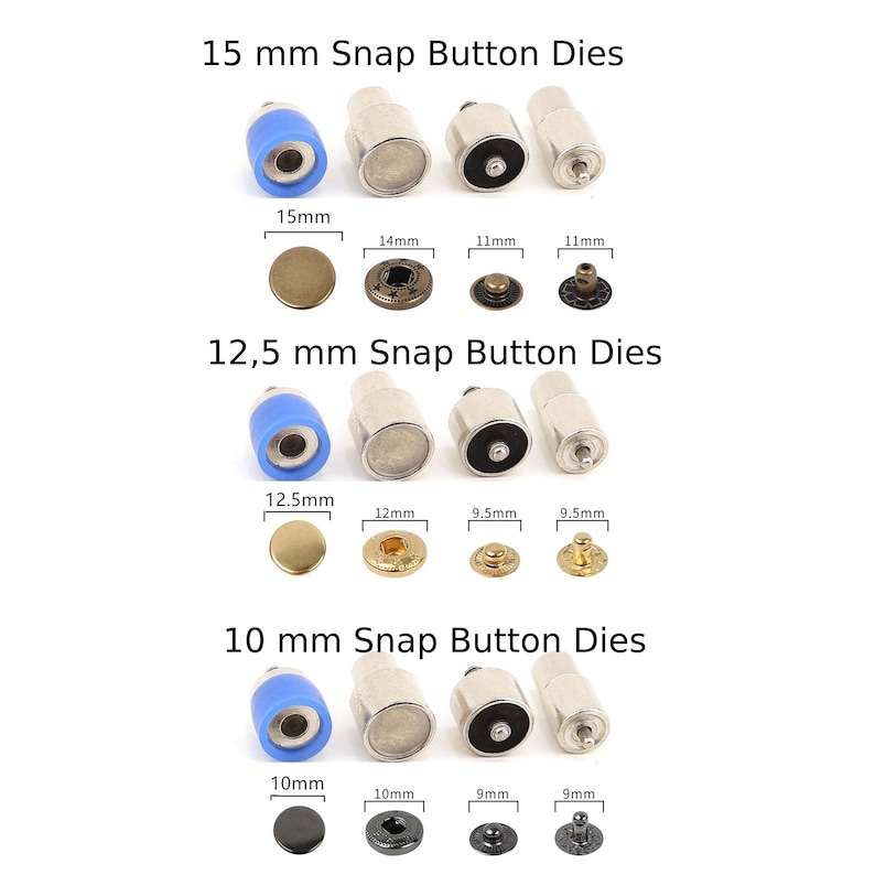 Snap Button Setting Dies and Snap Press Machine - Etsy