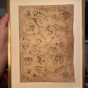 Custom/personalised Fantasy World Map Artwork - Etsy UK