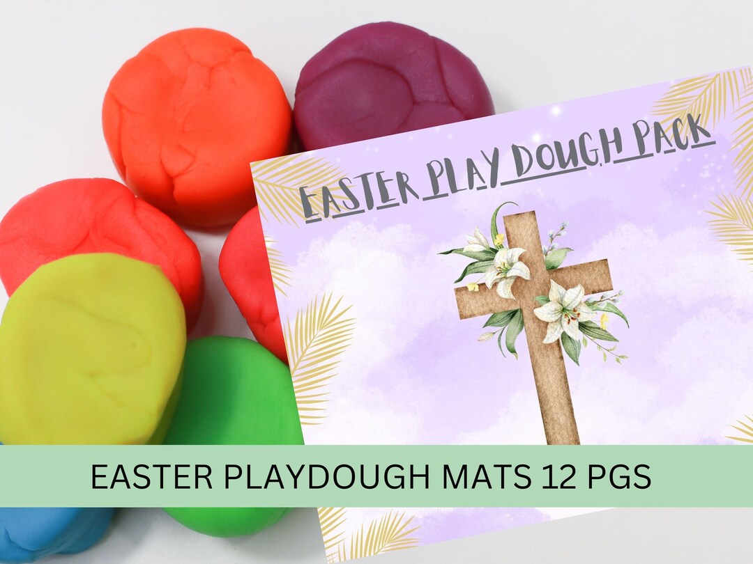 Easter Resurrection Playdough Mats | Christian Easter Activity ...