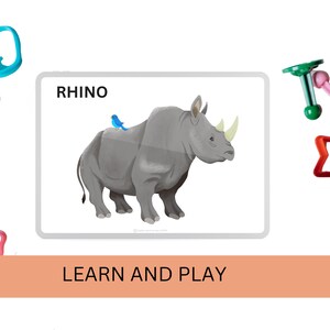 AFRICAN PLAYDOUGH Mats/ Toddler Activity/ Printable Playdough Mats ...