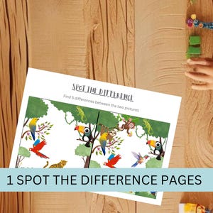 Rainforest Animals Activity Pack Toddlers/ Printable Colouring Pages ...