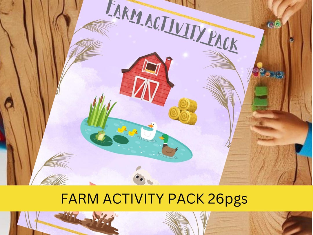 Farm Animal CRAFT Pack/ Toddler Printable / Farm Animals Worksheet ...