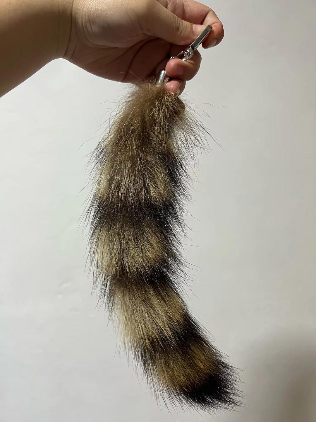 Real Raccoon Tail Keychains - Etsy