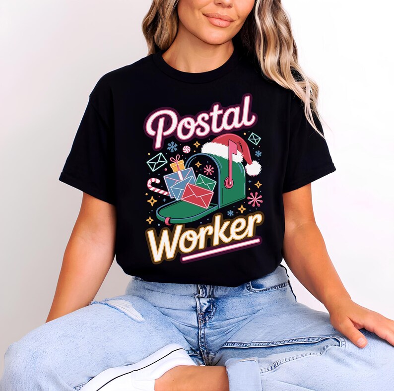 Postal Worker Christmas SVG PNG Bundle: Funny Elf Designs (digital ...
