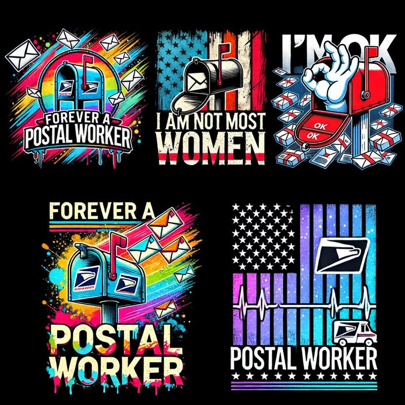 Postal Worker Svg - Etsy