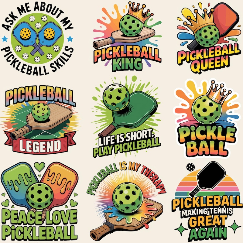 Pickleball Shirt Designs - Etsy