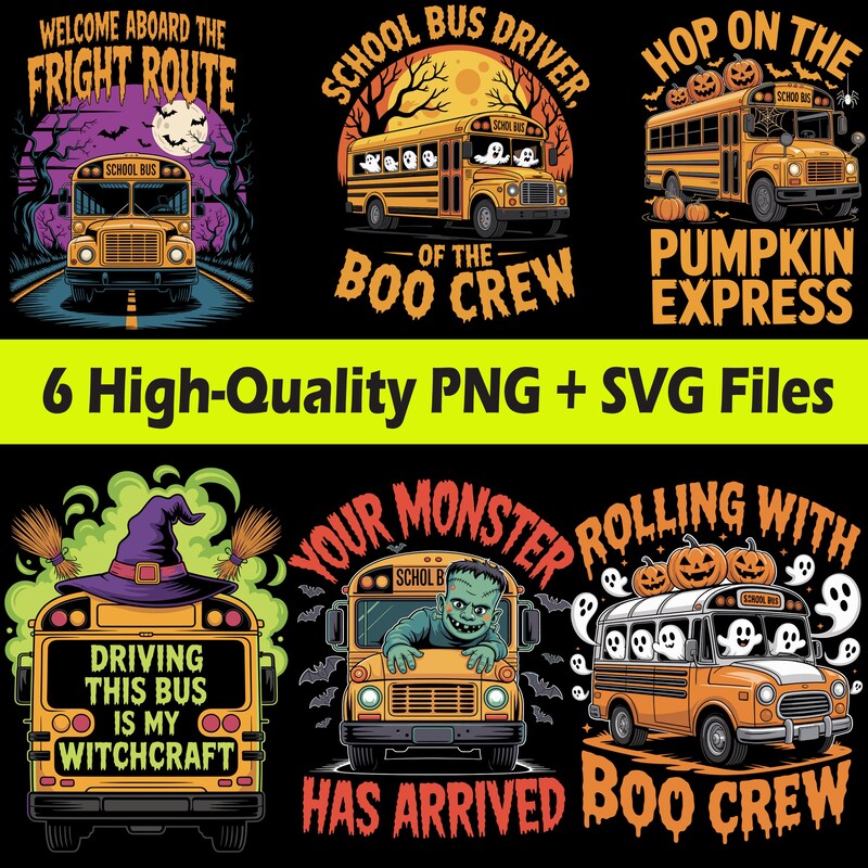 Halloween Bus Decor - Etsy