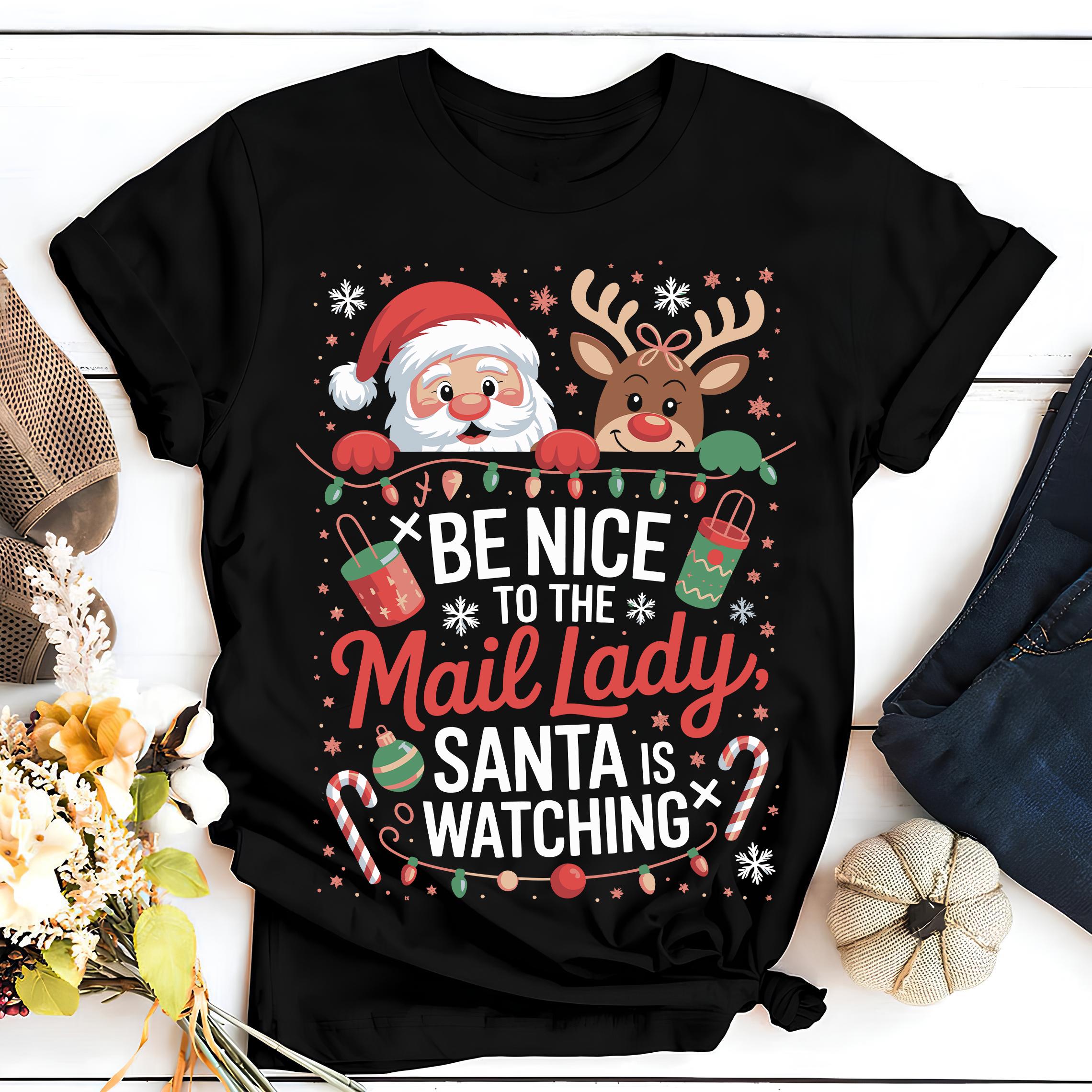 Postal Worker Christmas SVG PNG Bundle: Mail Lady, Santa Clipart ...