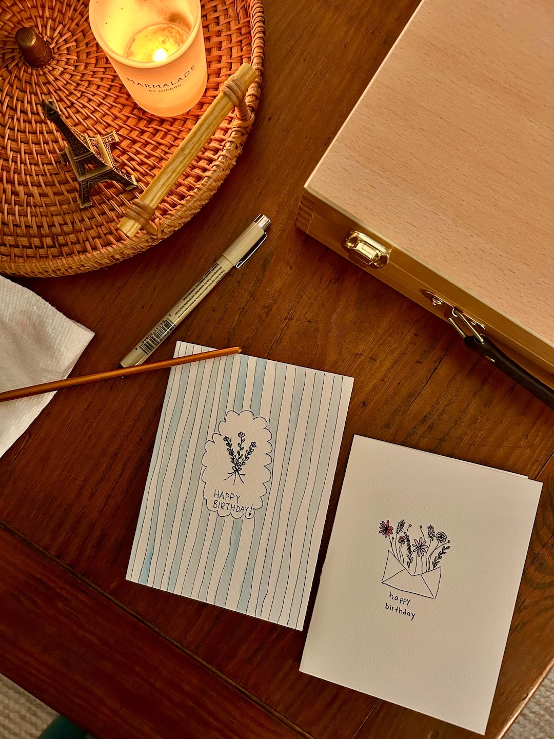 Custom Handmade Cards - Etsy