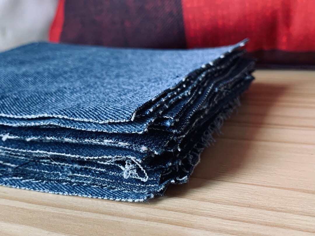 Denim Squares 6 25pk, Pre-cut Squares for Quilts or Crafts, Quilting - Etsy