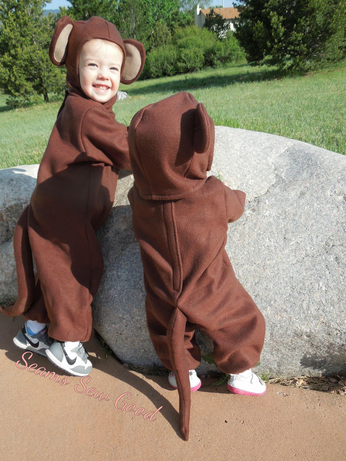 Baby Monkey Costume-infant Monkey Costume- Baby Monkey Halloween ...