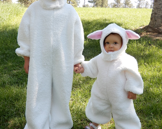 Frick the White Sheep Felt Mask for Farm Costume, Pretend Play, School ...