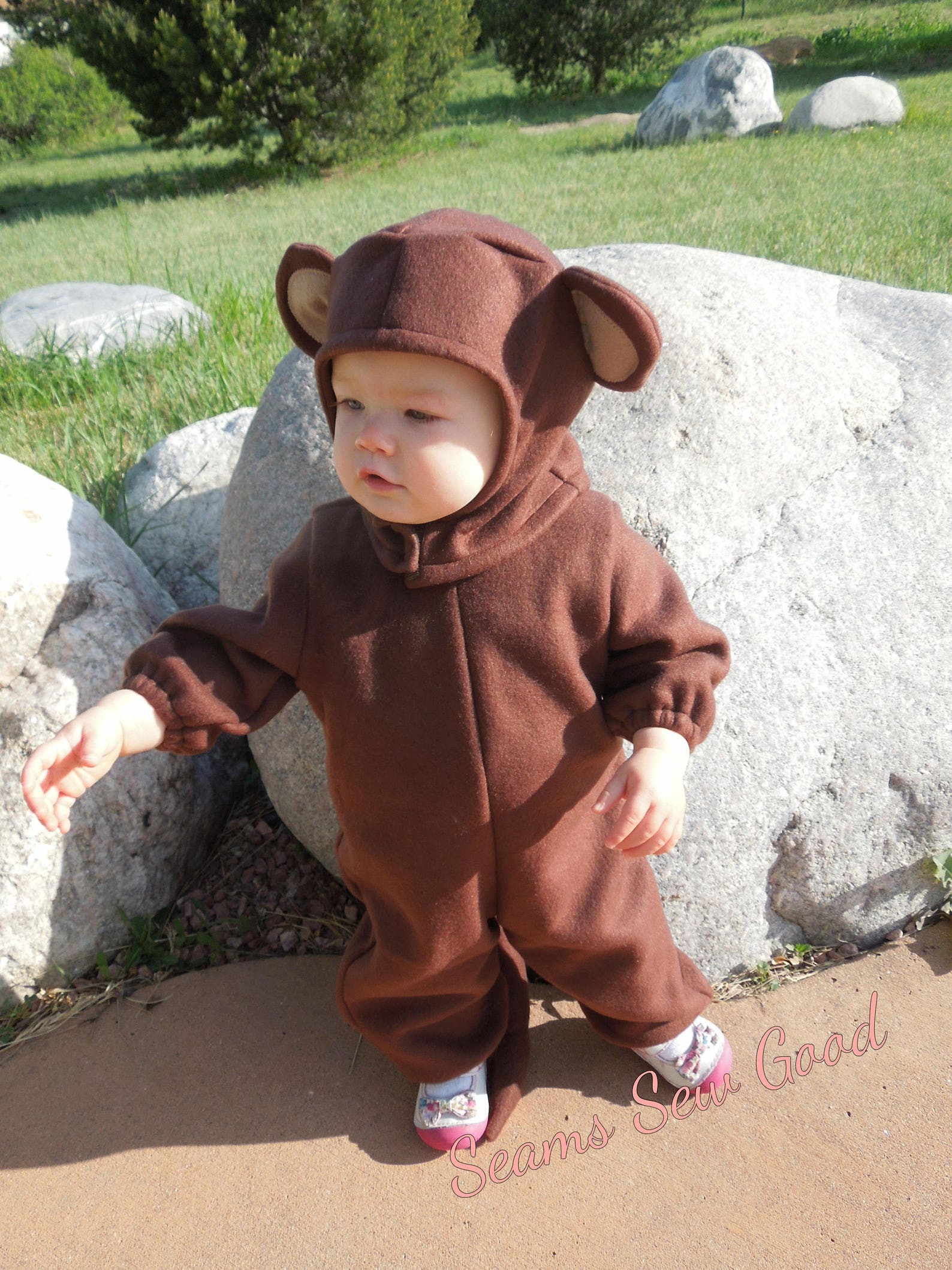 Baby Monkey Costume-infant Monkey Costume- Baby Monkey Halloween ...