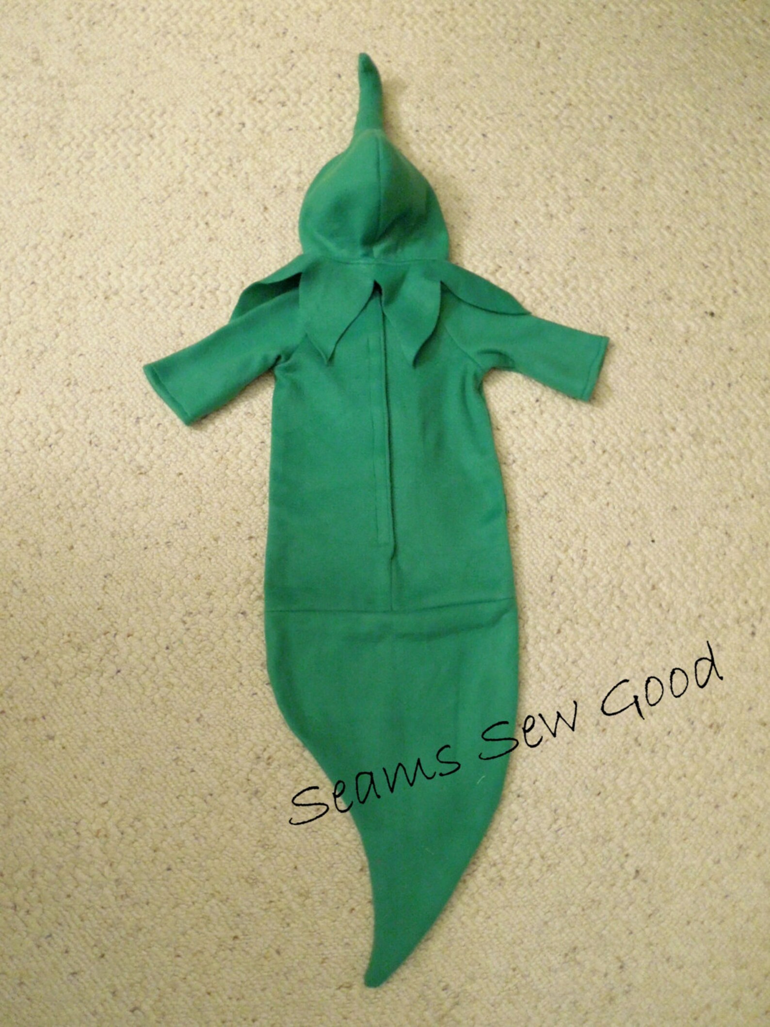Peapod Costume-infant/baby-peapod Halloween Costume Fleece | Etsy