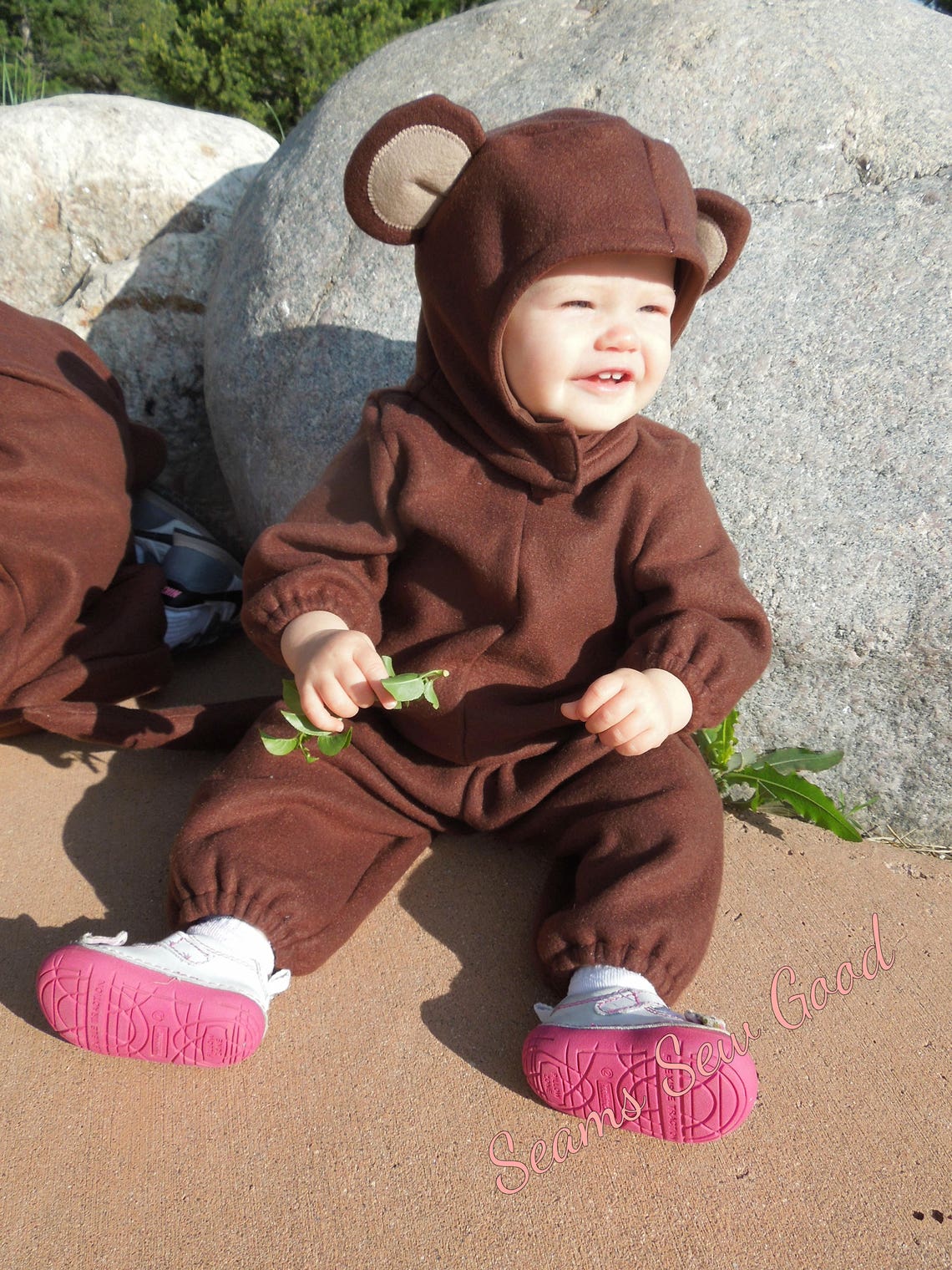 Baby Monkey Costume-infant Monkey Costume- Baby Monkey Halloween ...