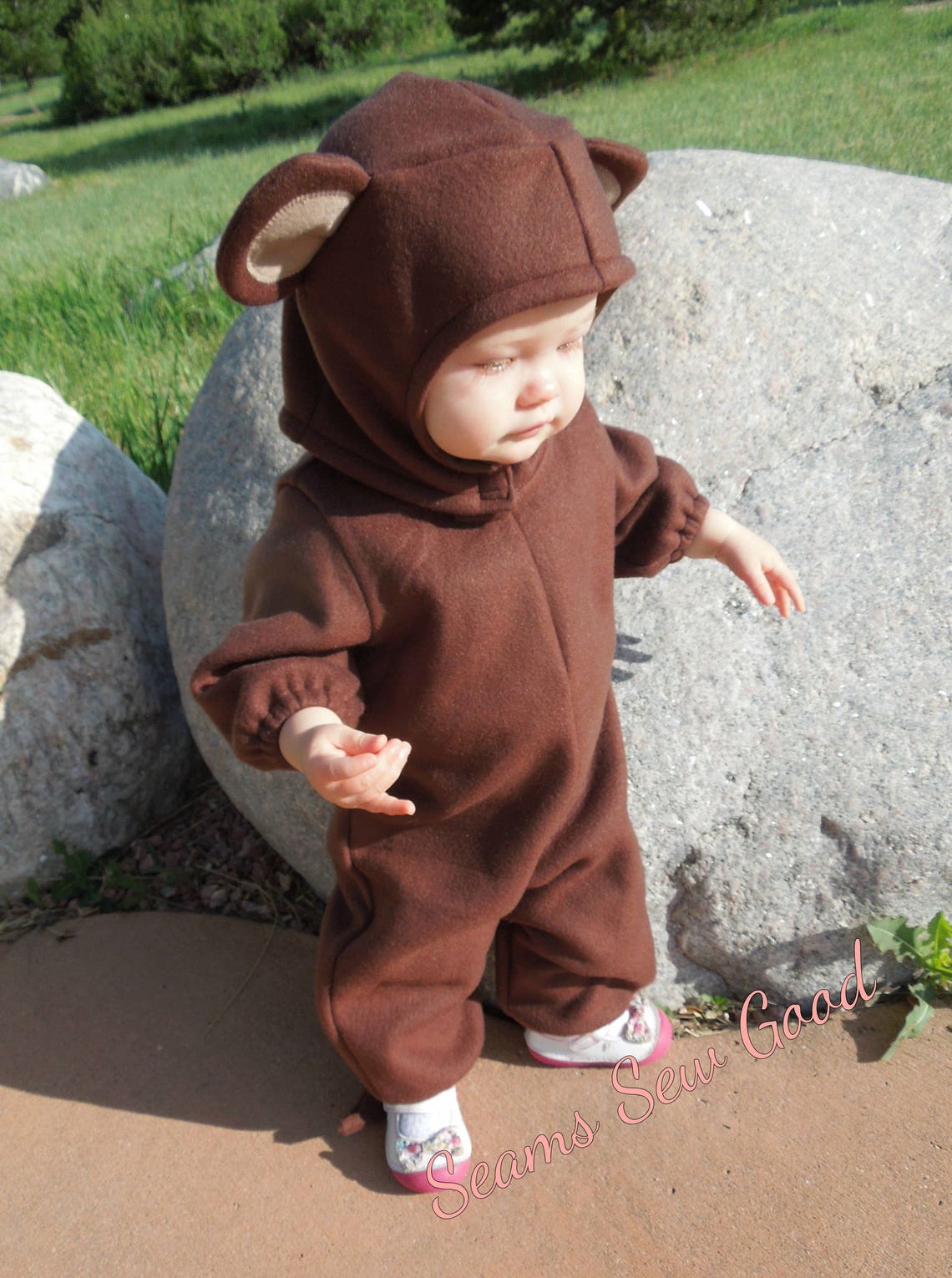 Baby Monkey Costume-infant Monkey Costume- Baby Monkey Halloween ...