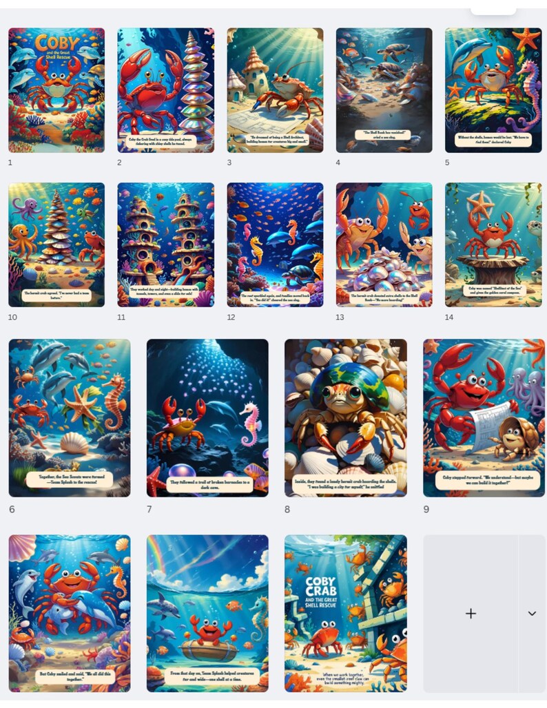 Coby and the Great Shell Rescue, Kids Storybook (digital PDF) - Etsy