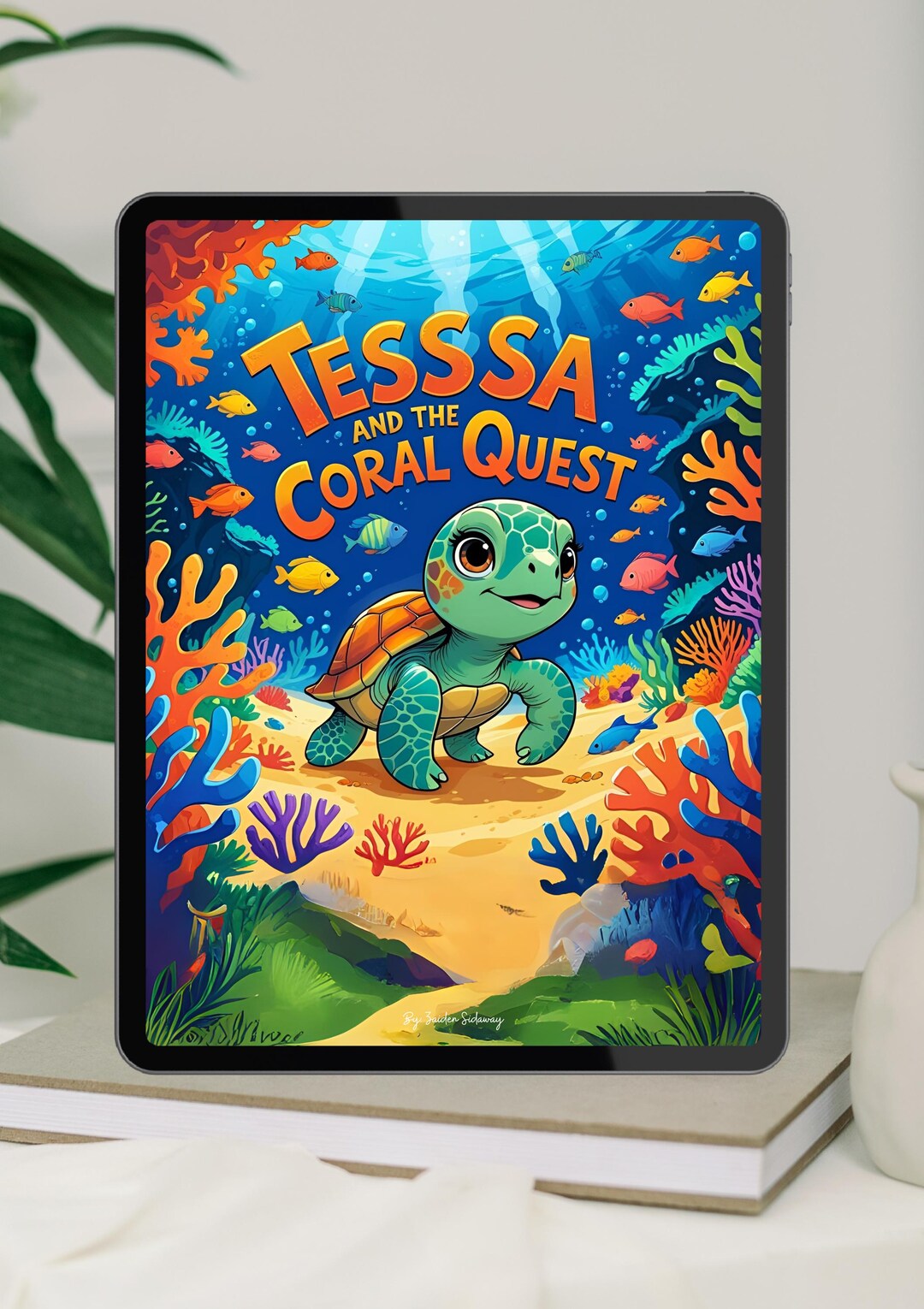 Kids Ocean Adventure Book: Tessa and the Coral Quest (printable PDF ...