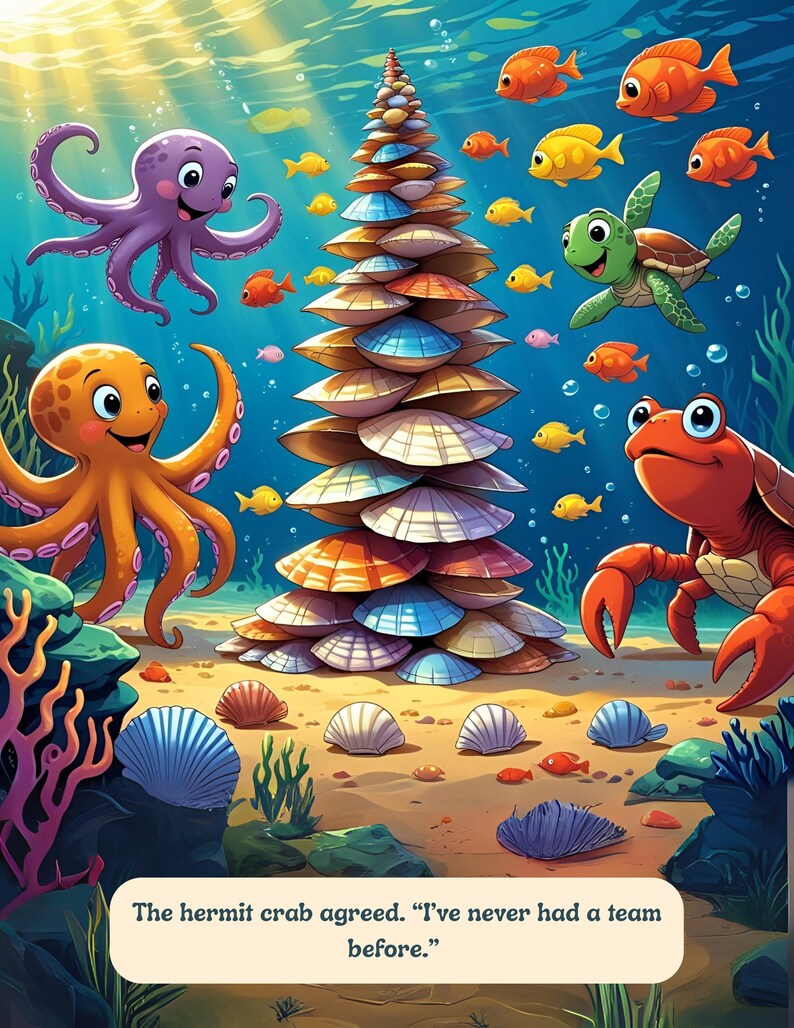 Coby and the Great Shell Rescue, Kids Storybook (digital PDF) - Etsy
