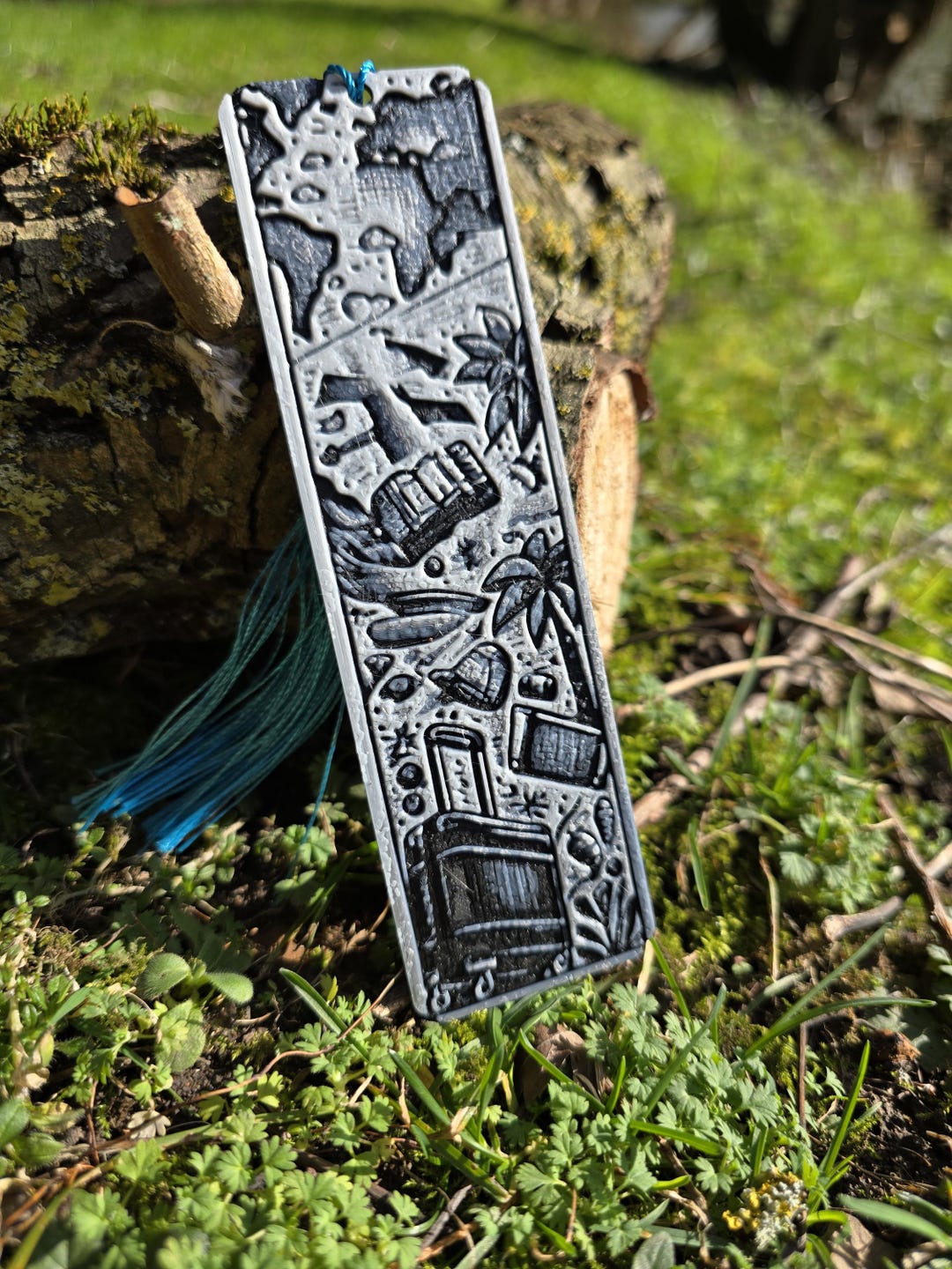 Travel-themed 3d-printed Bookmark – A Journey Between the Pages - Etsy UK
