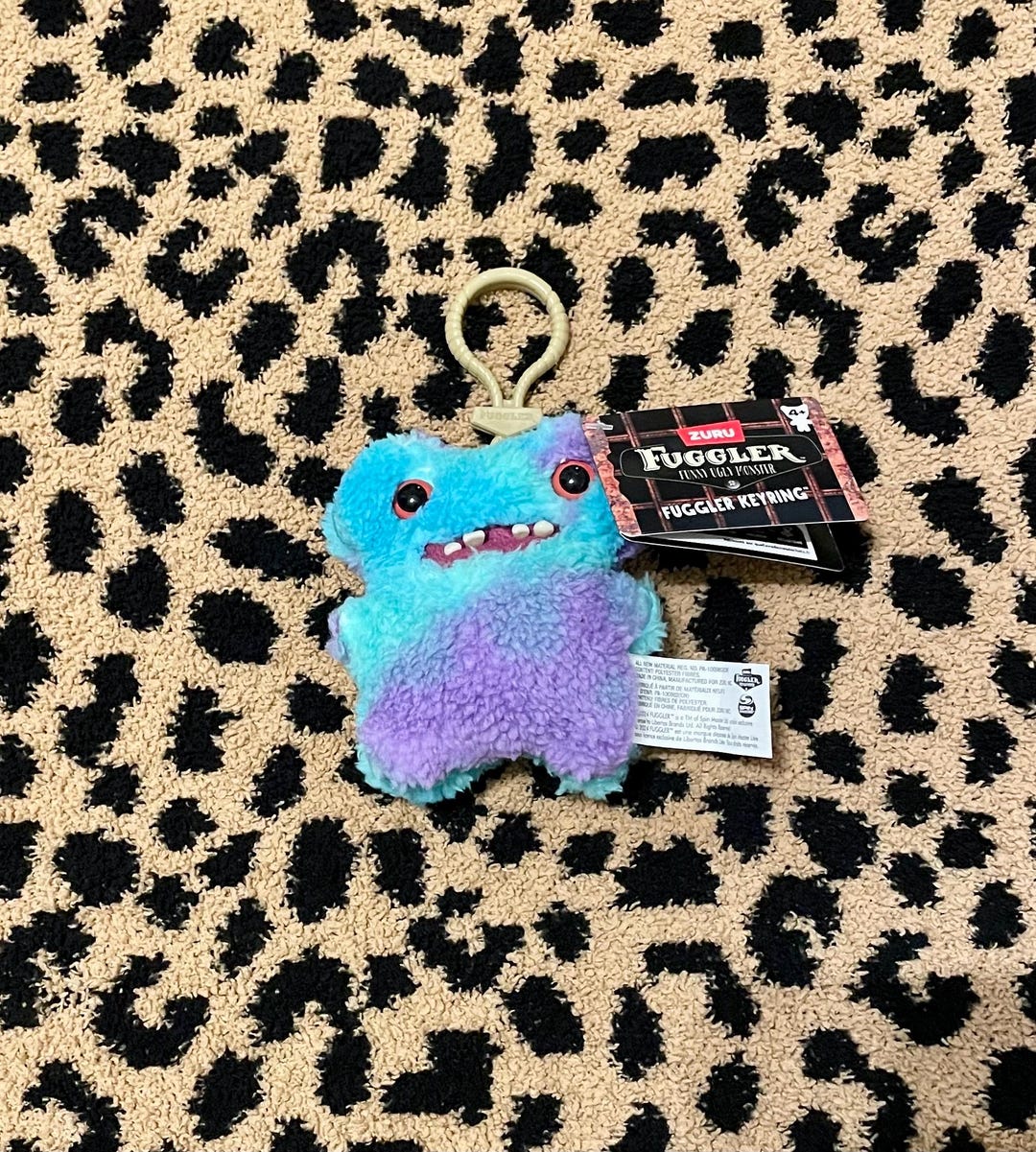 Unique Plushie | Fuggler | Fuggler Keychain | Gaptooth Mcgoo V3 - Etsy