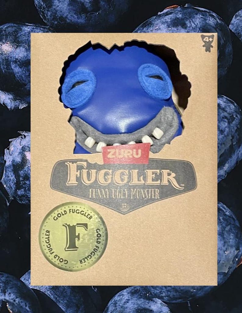 Unique Plushie | Fuggler | Gold Fuggler Edition | Shameless Goof - Etsy
