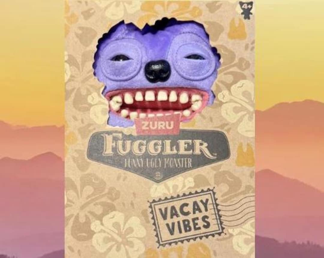 Unique Plushie | Fuggler | Vacay Edition | Greedy Grinner - Etsy
