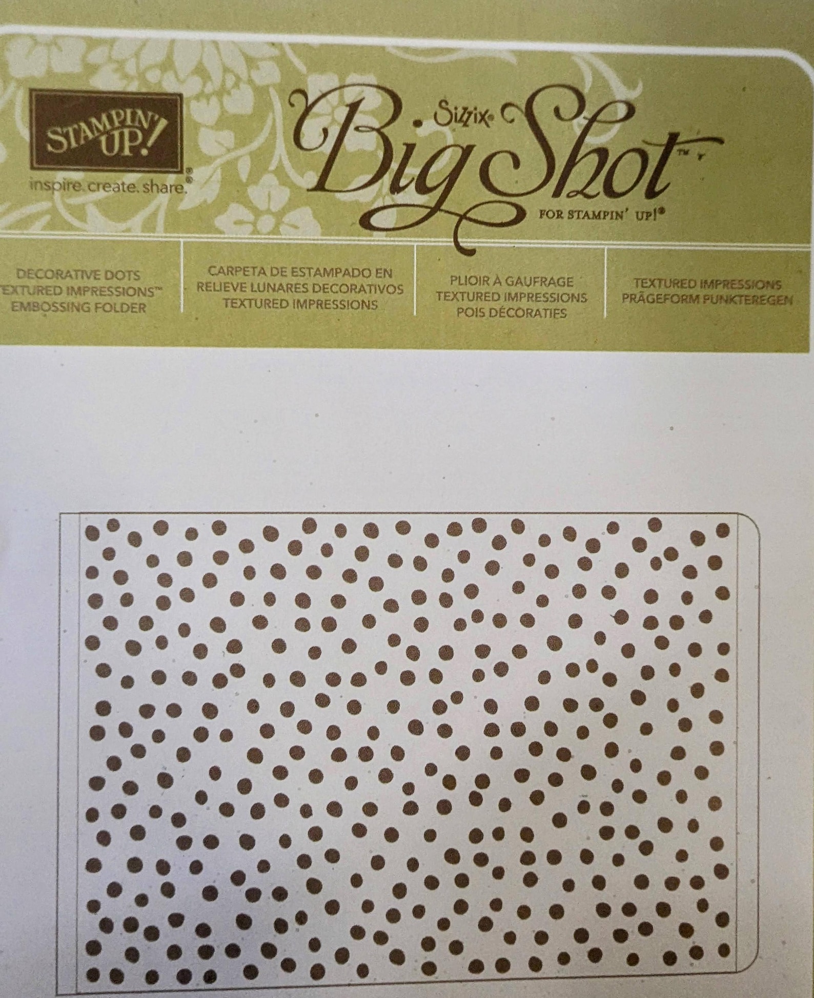 Stampin' Up! Embossing Folders (J) - Etsy