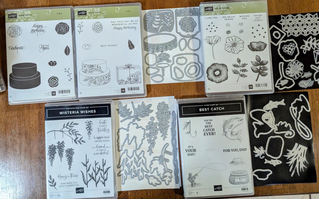 Stampin' Up! Stamp Sets With Matching Dies(j) - Etsy