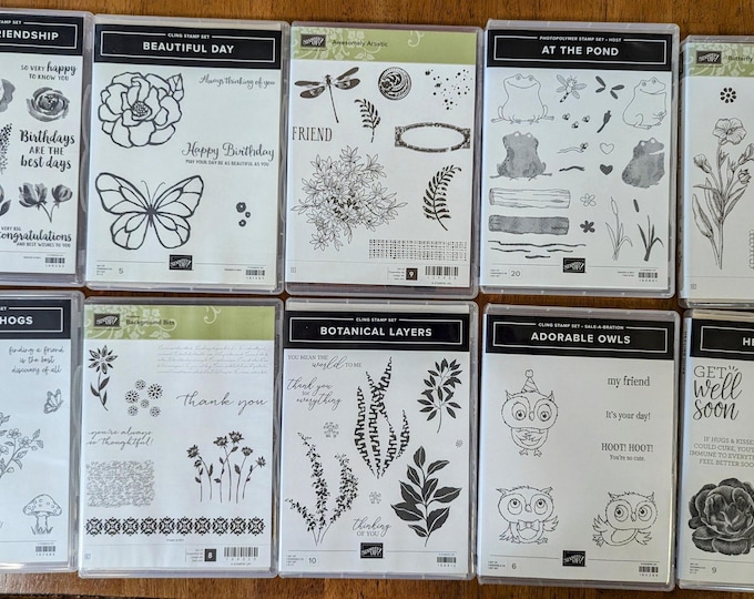 Stampin' Up! Stamp Sets (J) - Etsy