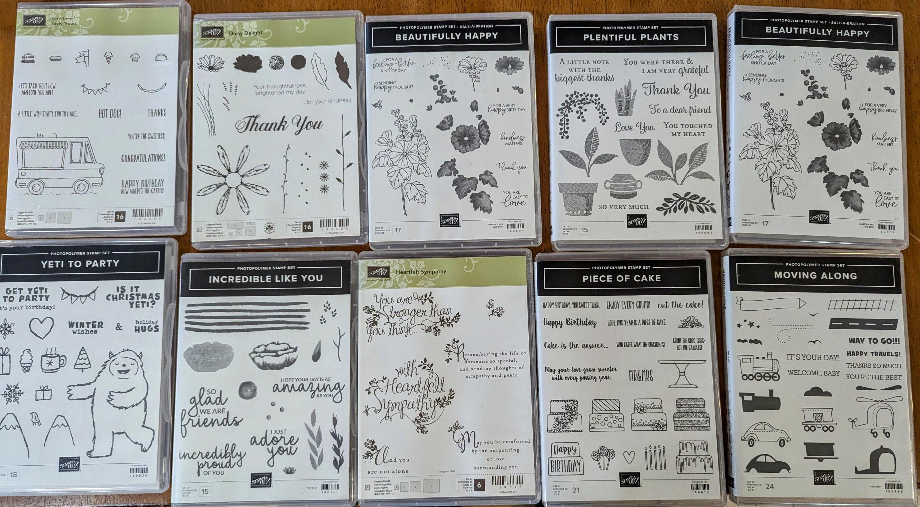 Stampin' Up! Photopolymer Stamp Sets (J) - Etsy