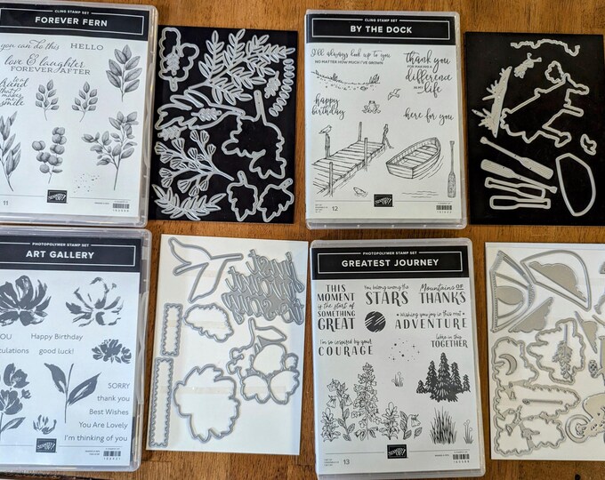 Stampin' Up! Red Rubber & Photopolymer Stamp Sets (J) - Etsy