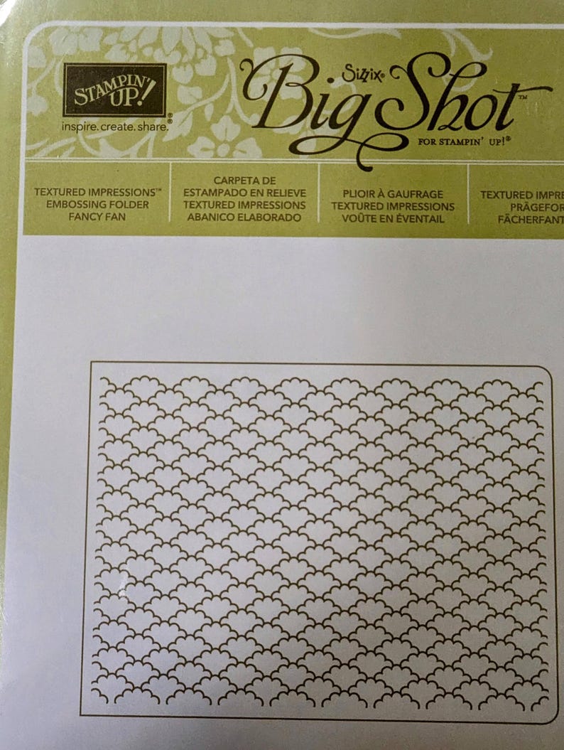 Stampin' Up Embossing Folders J - Etsy