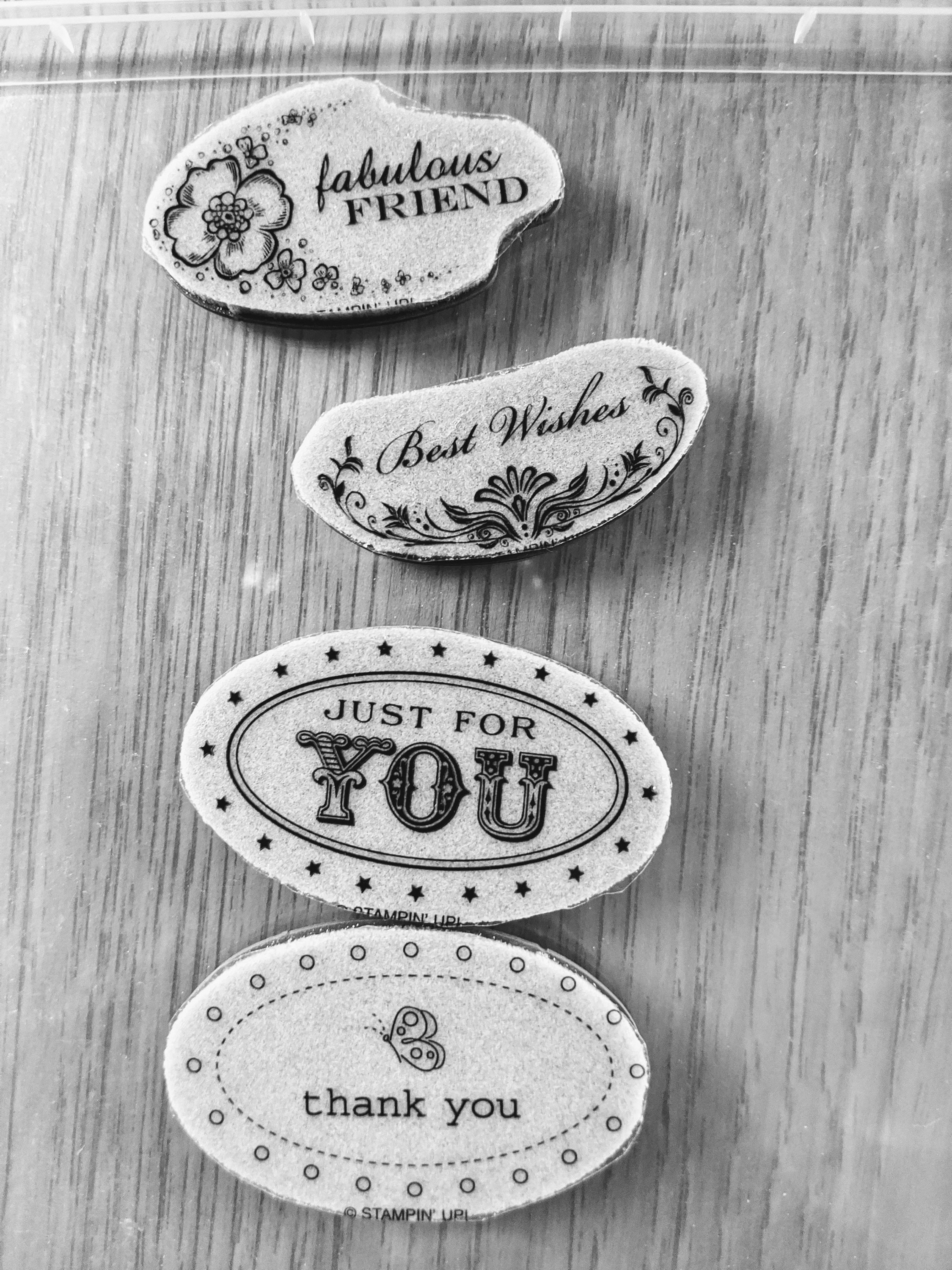 Stampin' Up! "oval All" Stamp Set - Etsy