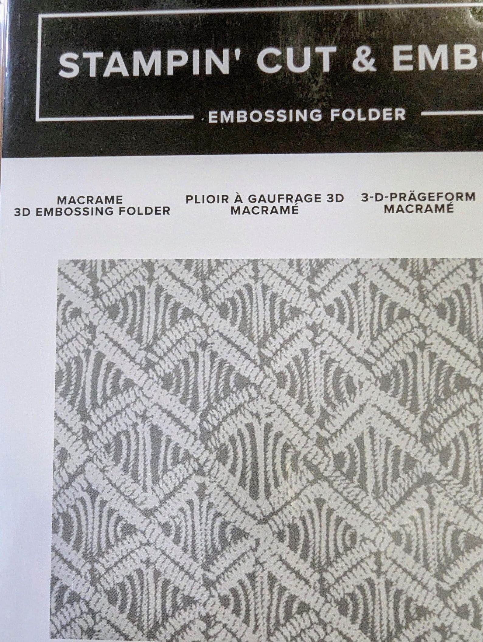 Stampin' Up! "cut & Emboss" Embossing Folders (J) - Etsy