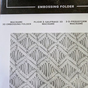 Stampin' Up! "cut & Emboss" Embossing Folders (J) - Etsy